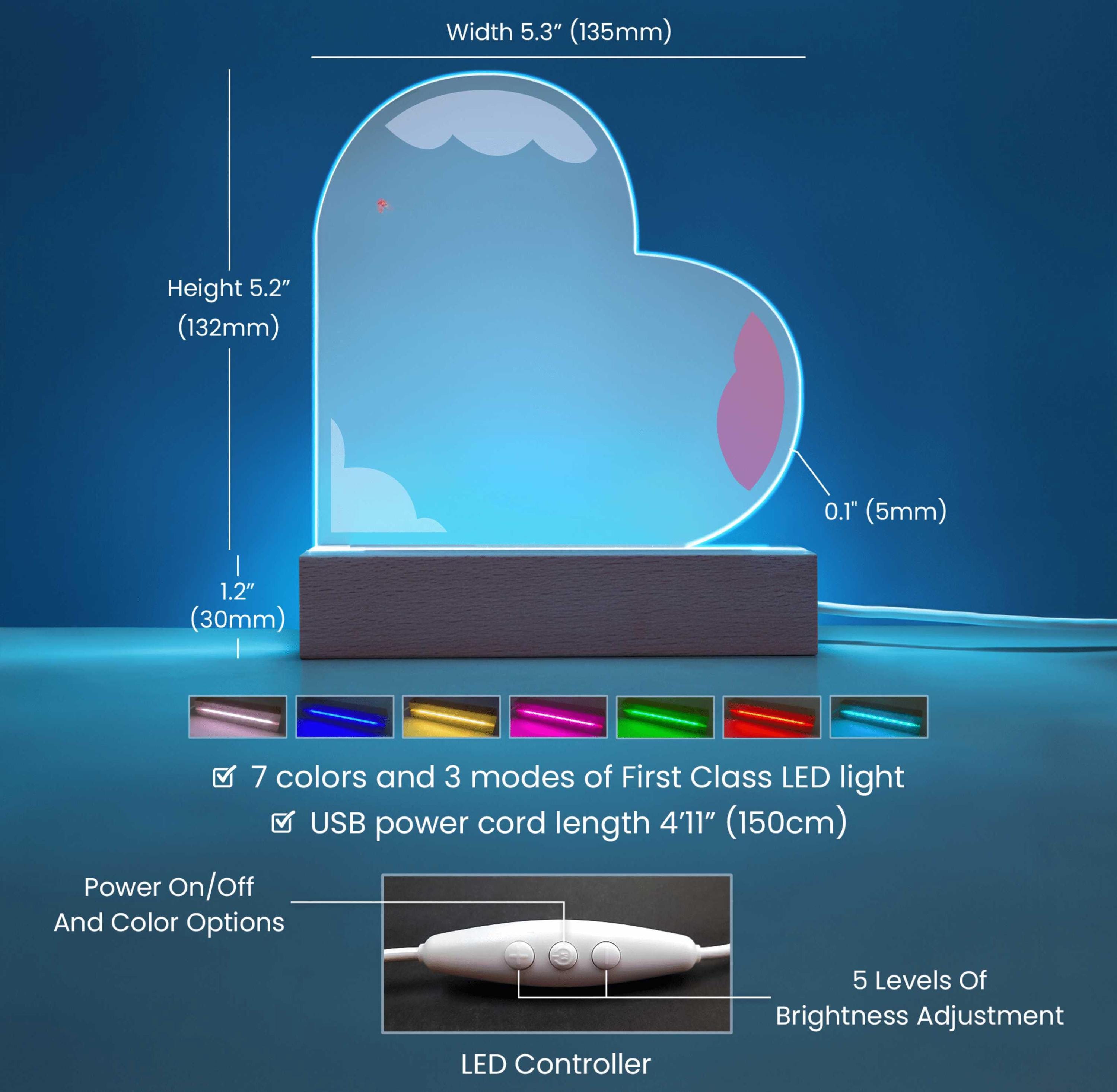 A HEART TOUCHING MESSAGE of Love and Commitment | Acrylic Heart Plaque ...