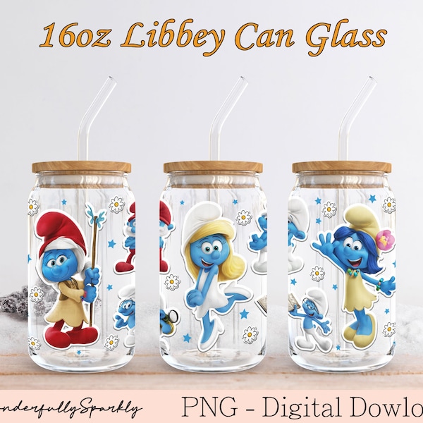 Cartoon Glass - Etsy