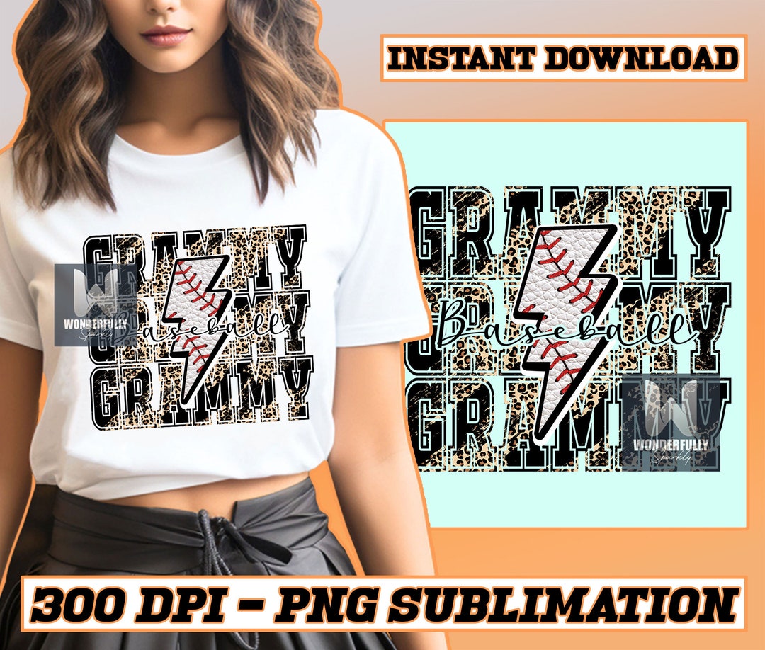 Baseball Grammy Png Sublimation Design Download Baseball - Etsy