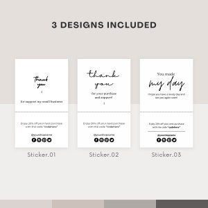 Box Seal Sticker Pack Editable Template Canva Template | Etsy