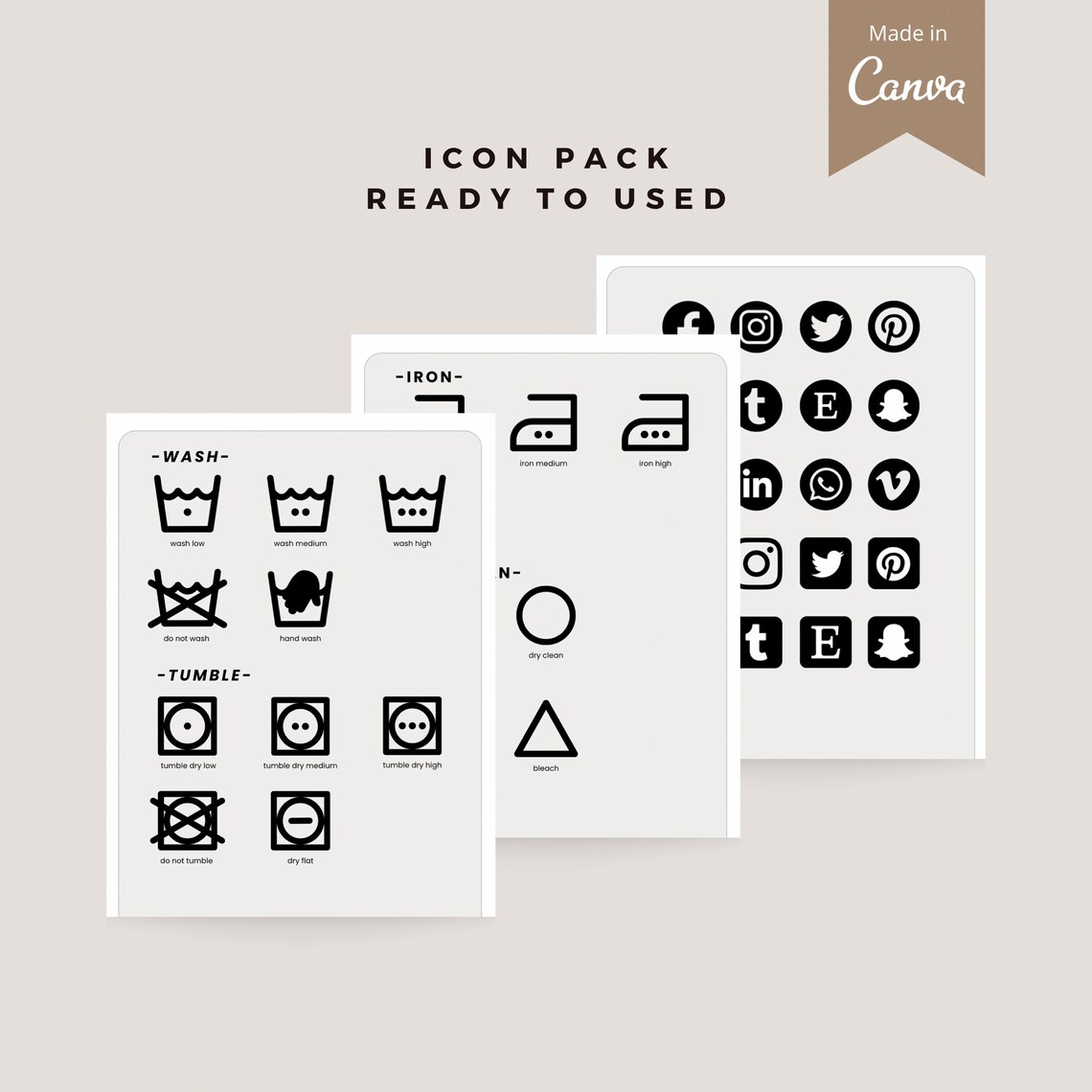 Editable Tag Template, Instant Download, DIY Tag, Canva Editable ...