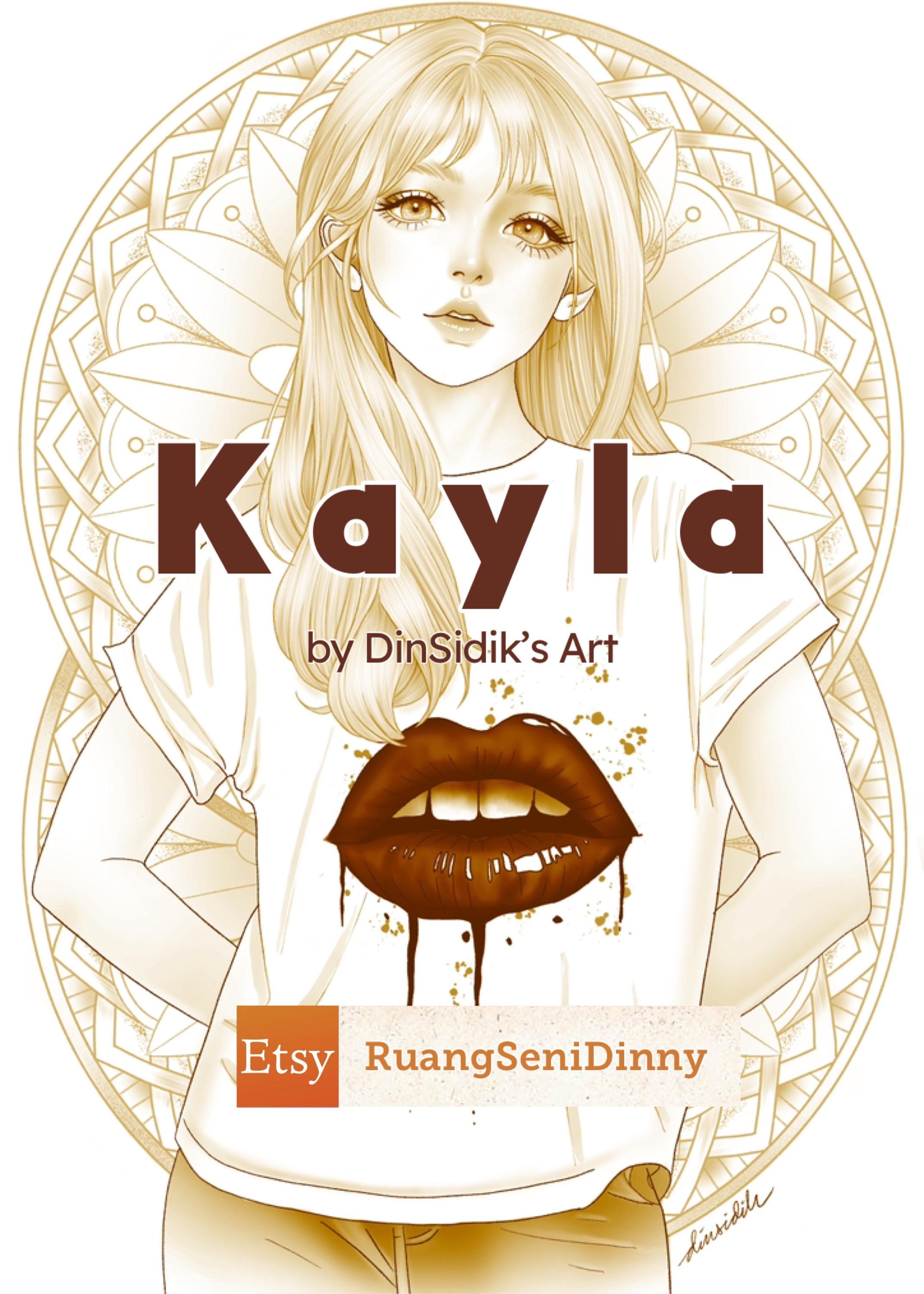 Kayla, Coloring Pages by Dinny Sidik - Etsy