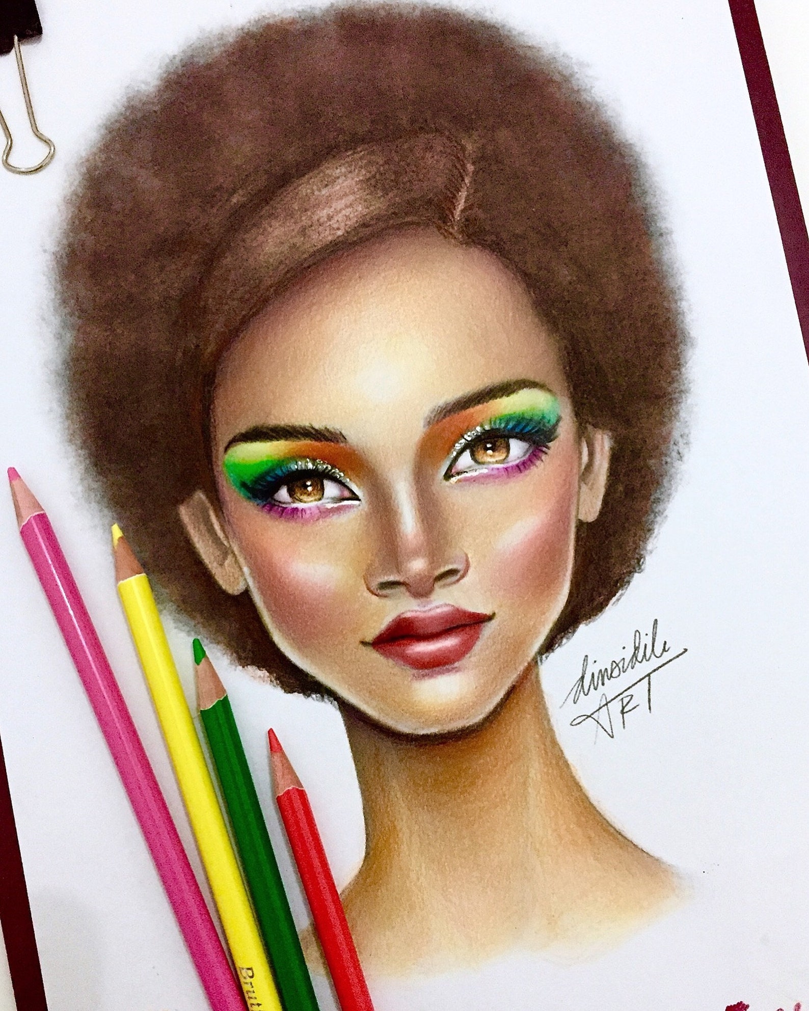 Wonderful Face (bundle Pack Face Chart) Coloring Pages, by Dinny M ...