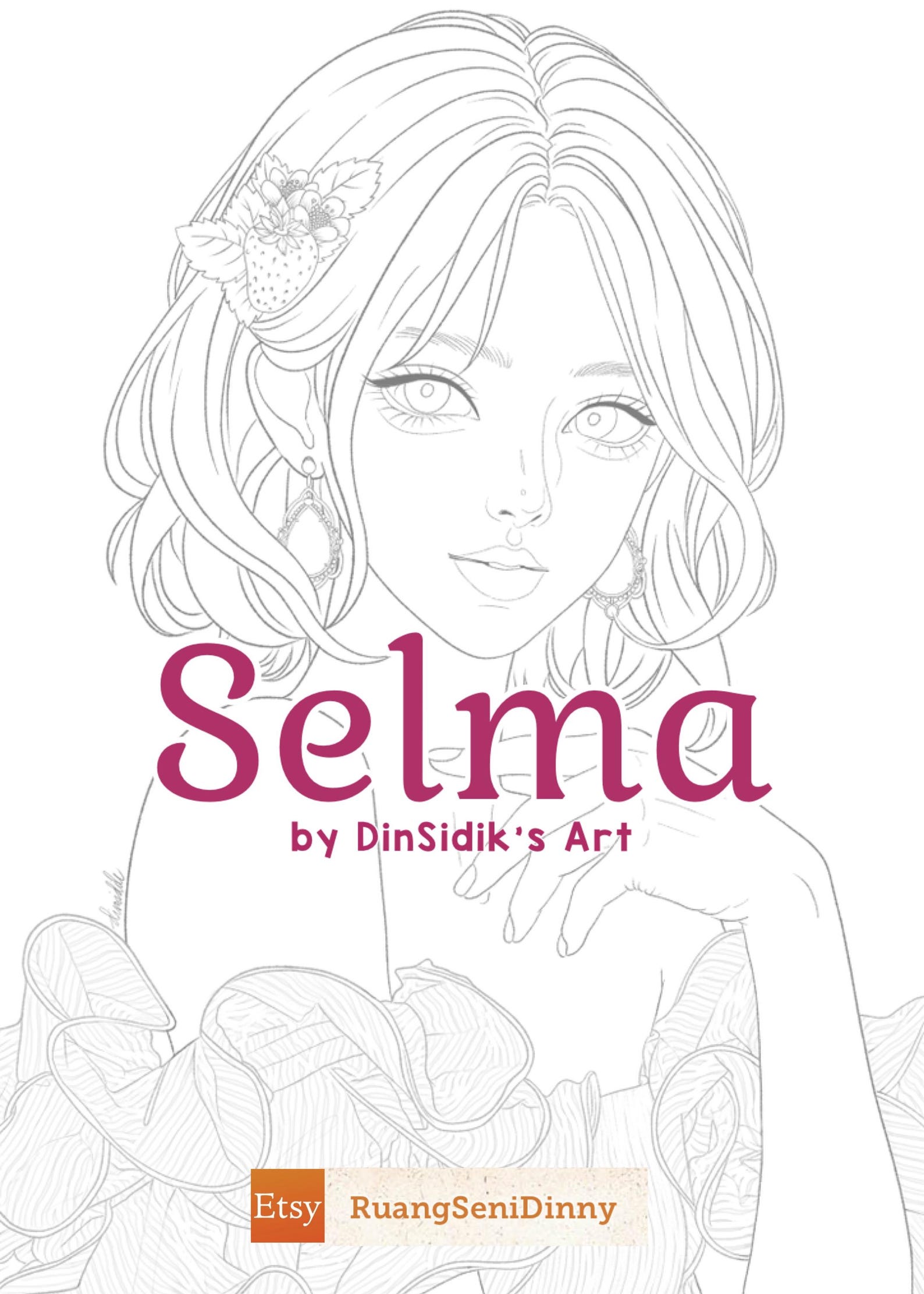 Selma Coloring Page by Dinny Sidik (dinsidik) - Etsy