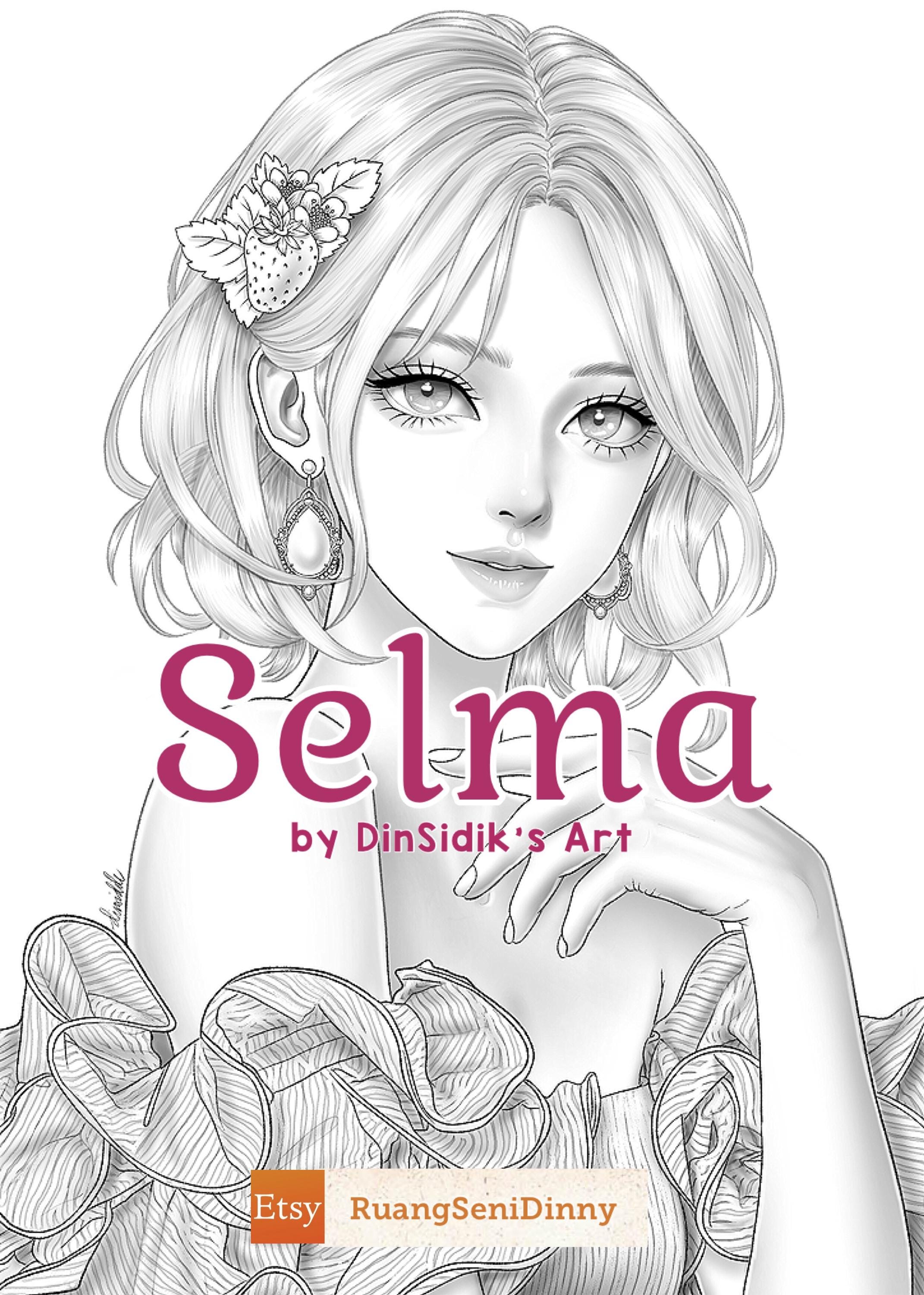 Selma Coloring Page by Dinny Sidik (dinsidik) - Etsy