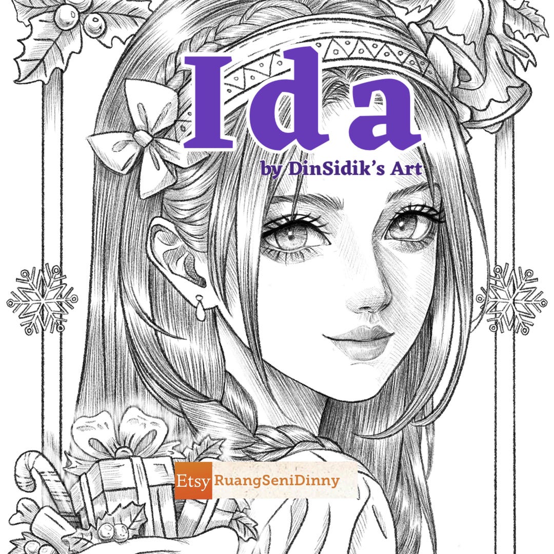 Ida Coloring Page - Etsy