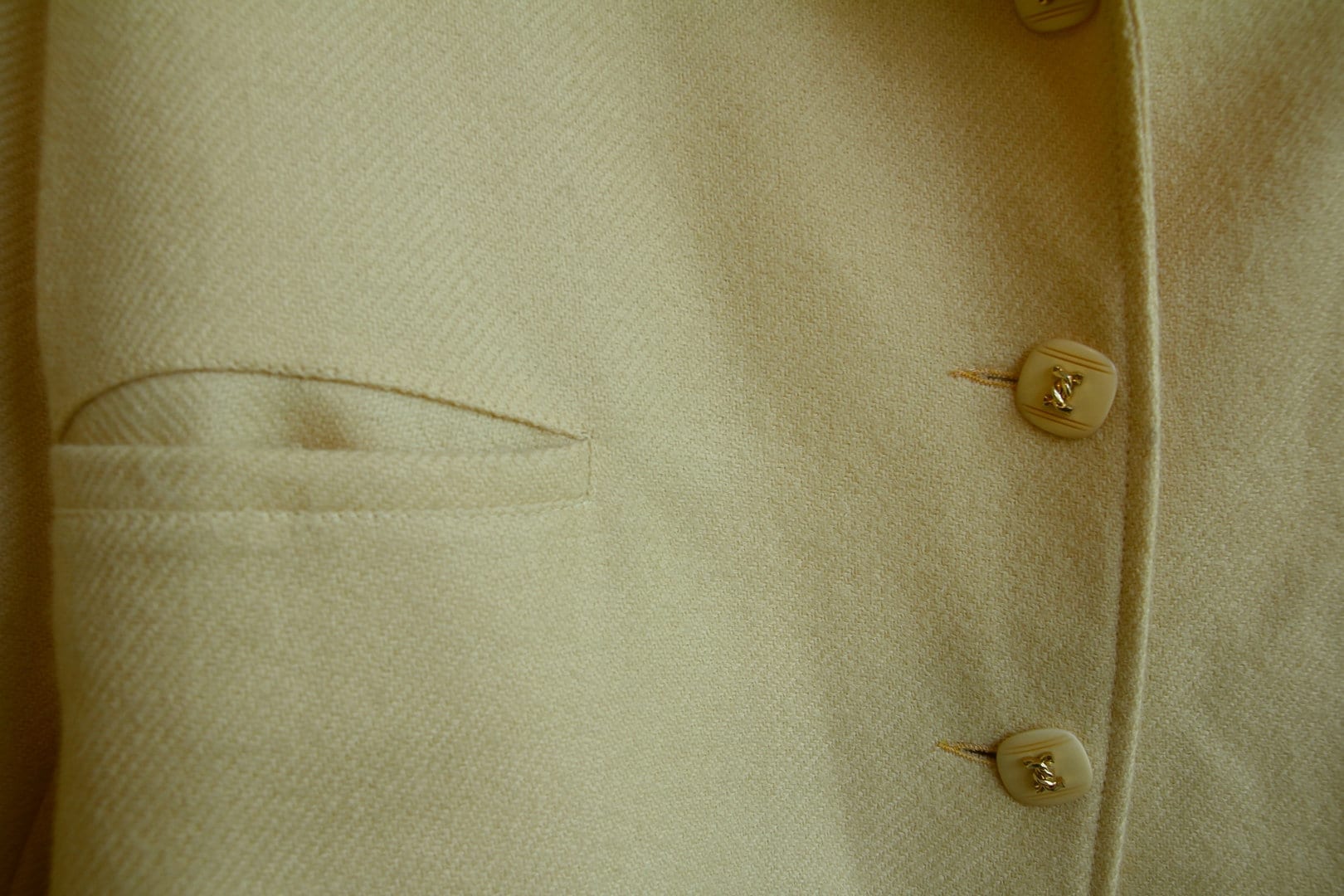 Yellow Straw Wool Jacket, Woolmark Made in France Size 38-40 M - Etsy UK