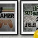 PC, GAMING MOUSE, Grey, Video Game Prints, Set of 3, Video Gamer ...