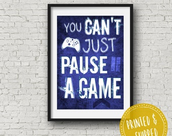 VIDEO GAME POSTER but I'm in the Middle of a Game Xbox - Etsy