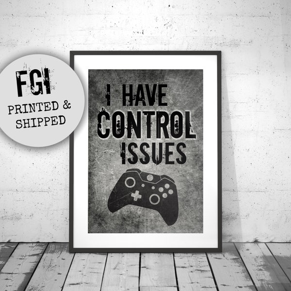 Control Game Poster - Etsy