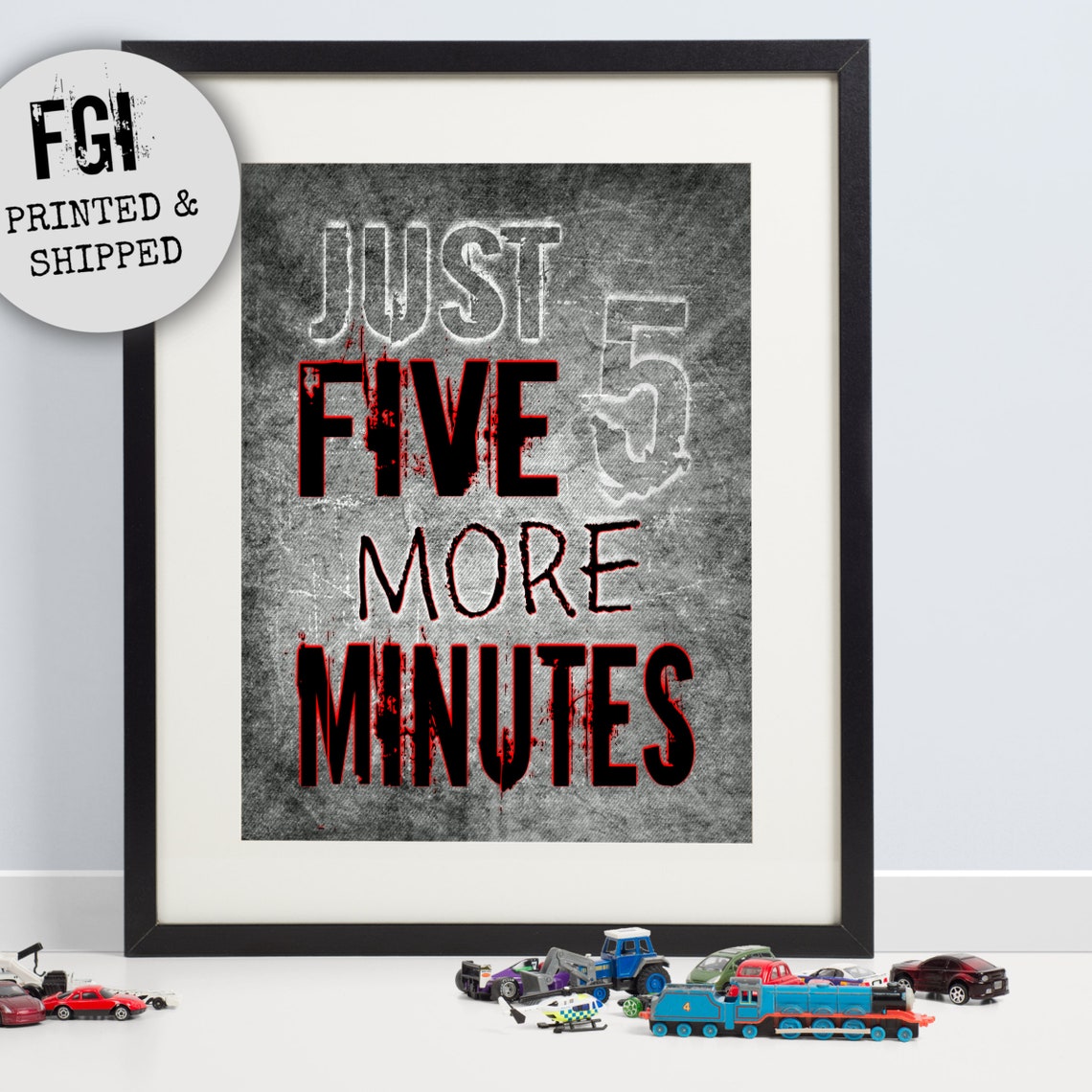 Video Game Art Just Five More Minutes Video Game Poster - Etsy
