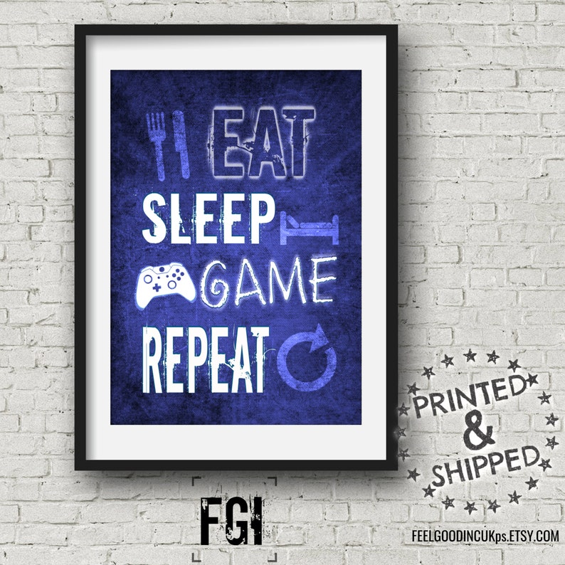 Set of XBOX POSTERS Video Game Quotes Video Game Posters | Etsy