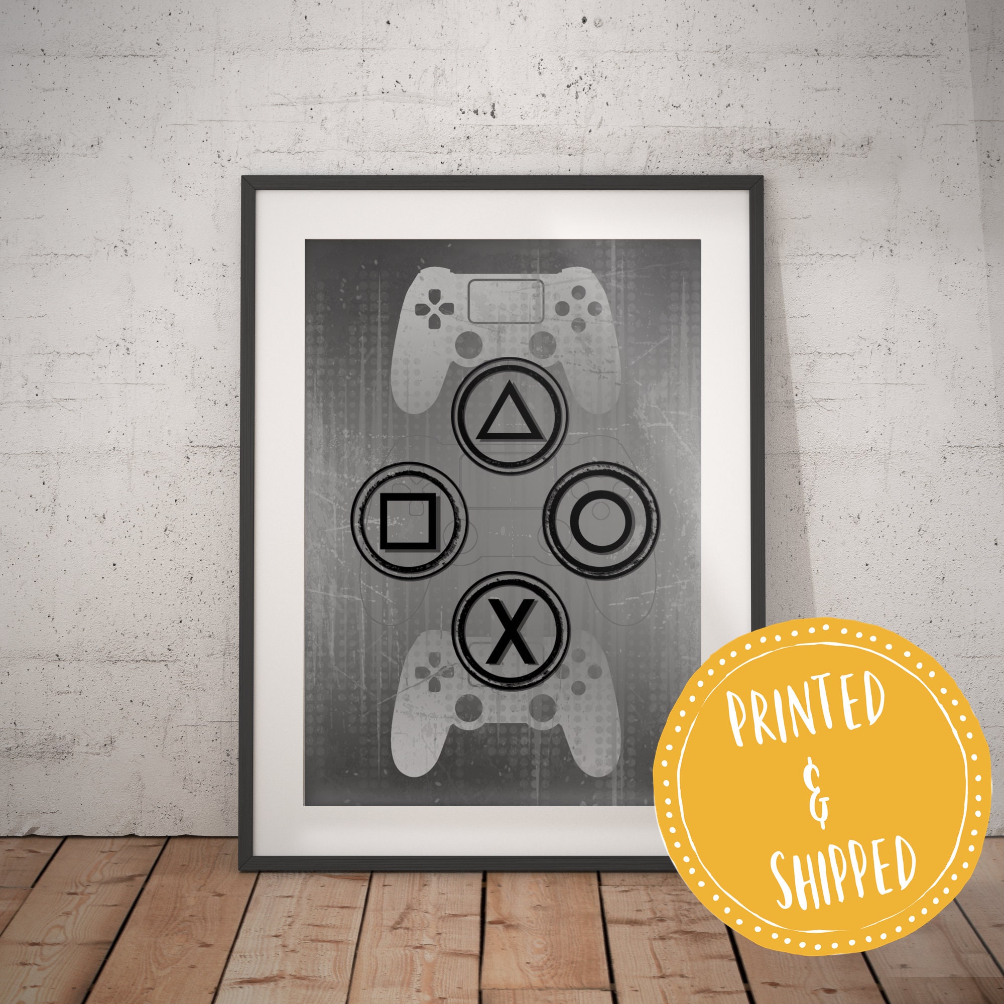 PLAYSTATION POSTERS Grey Video Game Quotes Video Game - Etsy