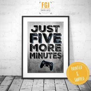 Set of 2 PLAYSTATION POSTERS, Video Game Quotes, Video Game Posters ...