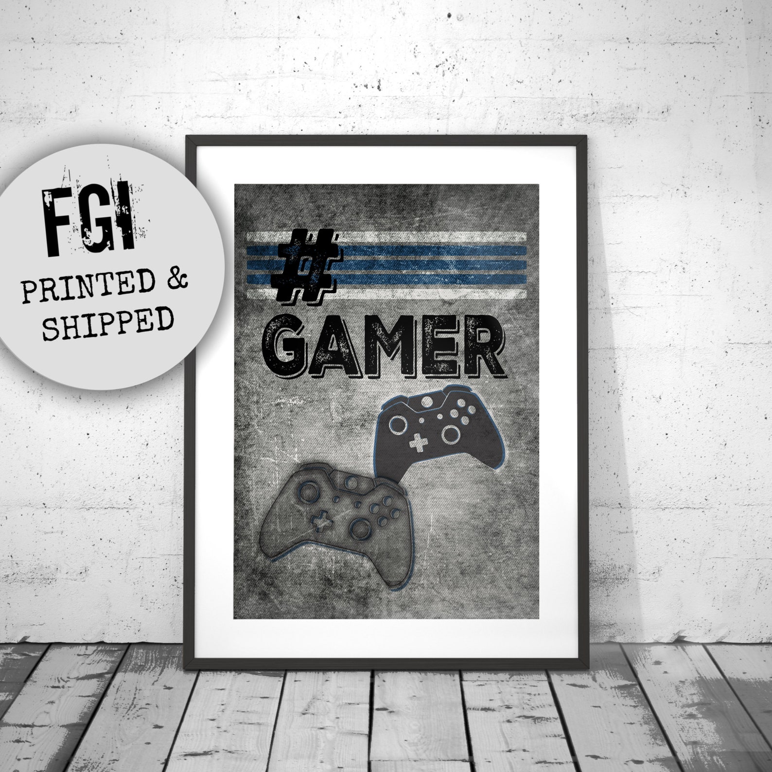 Game Room Decor Gamer Video Game Wall Art Xbox Controller | Etsy