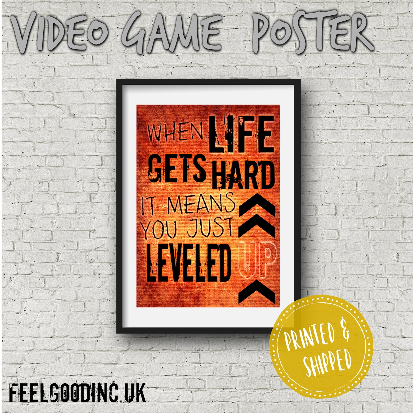 Set of Four XBOX Video Game Posters Neon Green Orange Xbox | Etsy