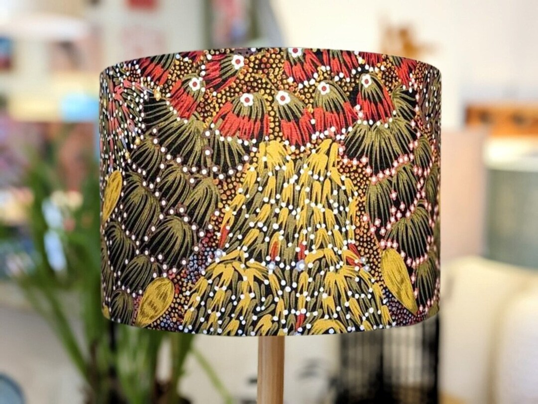 Australian Bush Banana Aboriginal Lampshade, Lamp Shades, Lamp Shade ...