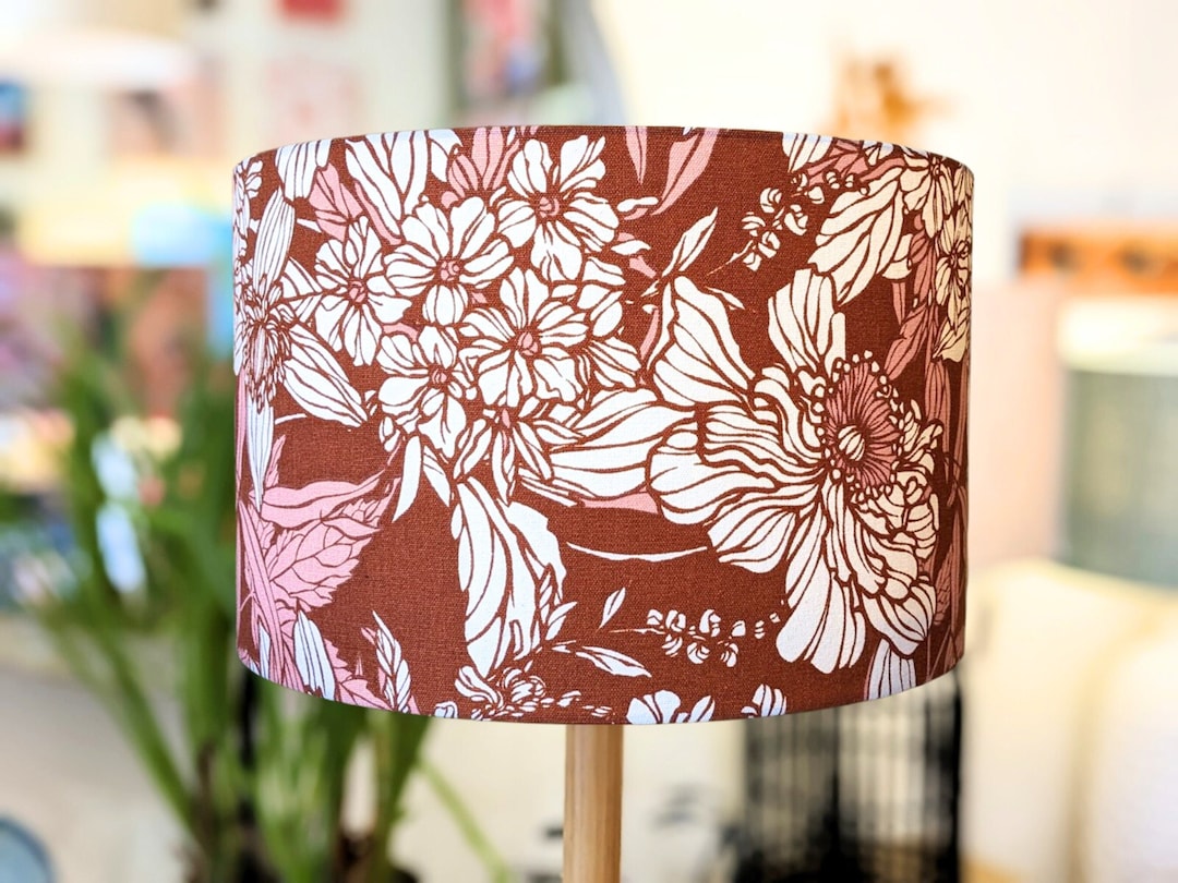 Blooms Lampshade, Floral Design Lampshades, Lamp Shades, Lampshades for ...
