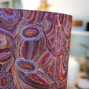 Aboriginal Art Lampshade, Indigenous Aboriginal Artwork, Lamp Shades ...