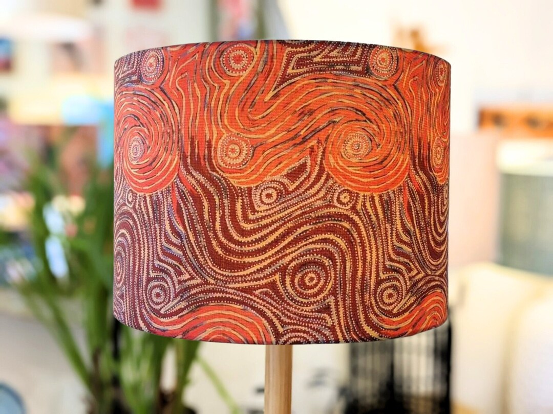 Aboriginal Warlu Mina Mina Dreaming Lampshade, Lampshades, Lamp Shades ...