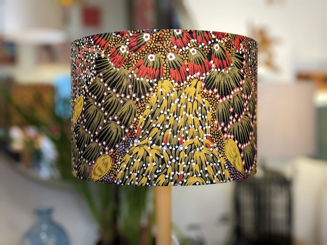 Aboriginal Bush Banana Lampshade Lamp Shades Australia Lamp - Etsy
