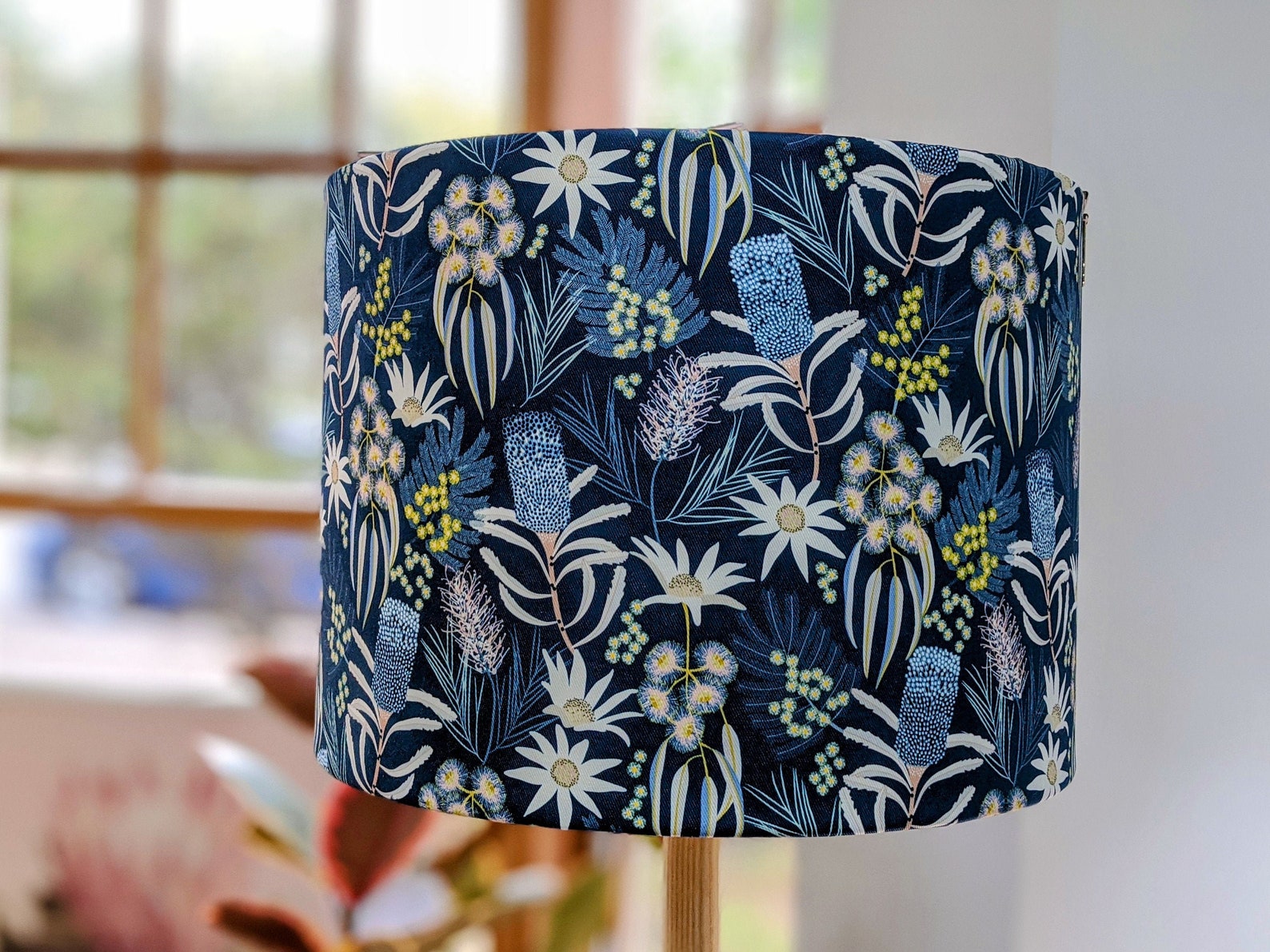 Blue Lampshade, Native Flora, Lampshades Made in Australia, Native ...