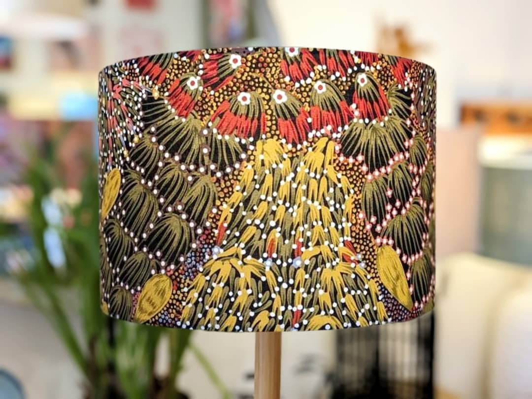 Aboriginal Bush Banana Lampshade, Lamp Shades, Australia, Lamp Shade ...