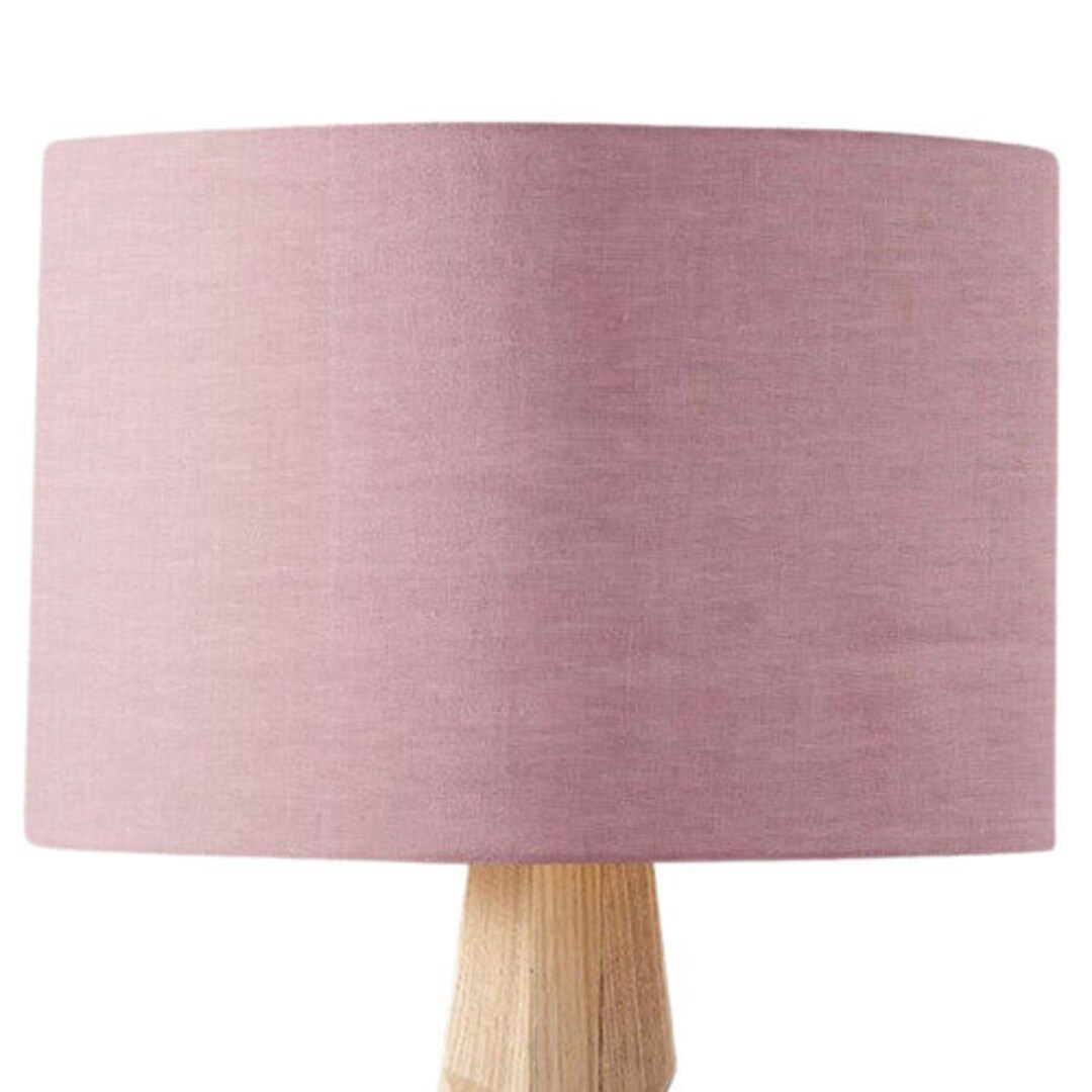 Pink Linen Lampshade, Lamp Shades, Lampshades for Floor Lamp, Table ...
