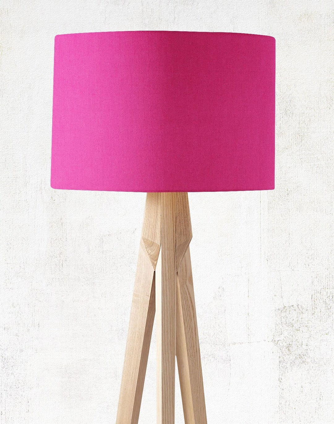 Hot Pink Lampshade, Plain Colour, Lampshades, Cotton Drill, Lamp Shade ...