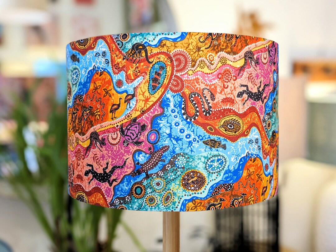 Indigenous Outback Lampshade, Lamp Shades Table Lamp, Lampshades for ...