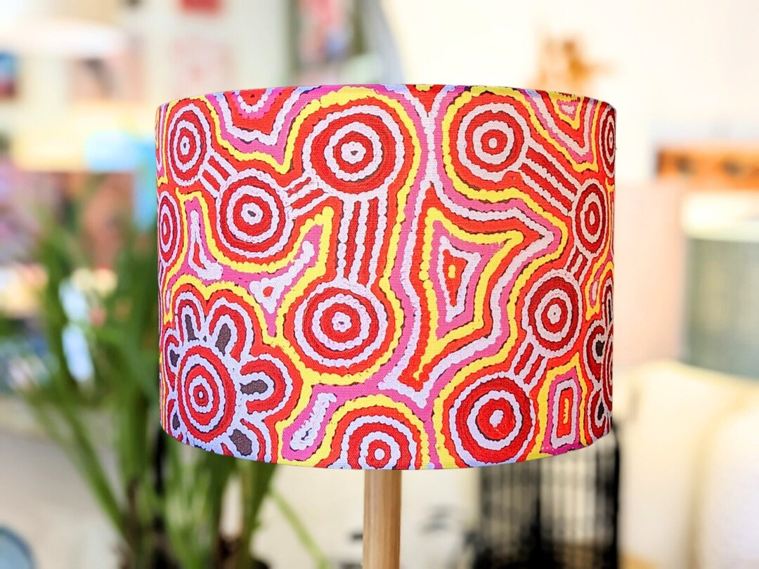Aboriginal Lampshade Indigenous Design Lampshades Lamp - Etsy
