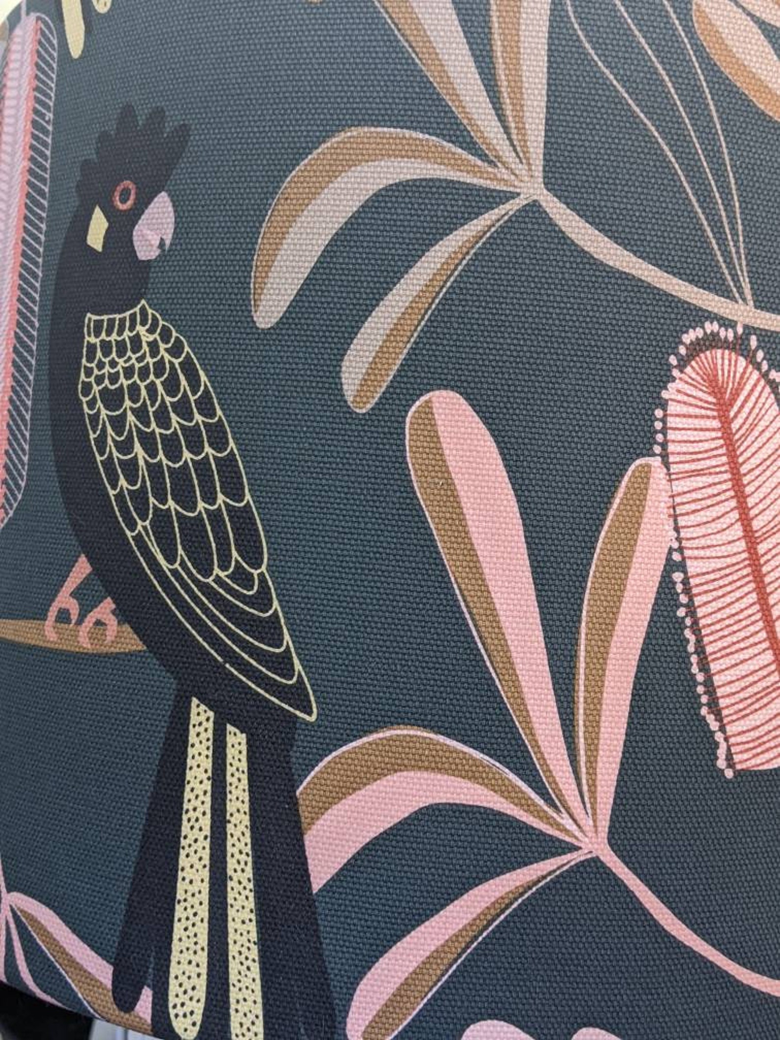 Yellow-tailed Black Cockatoo Handmade Lampshade Light Shade - Etsy ...