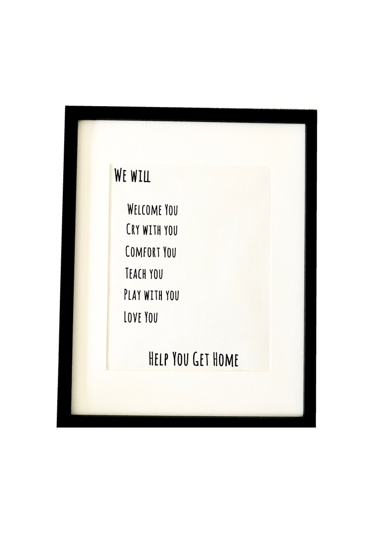 Foster Care Digital Print Home Decor Sign - Etsy