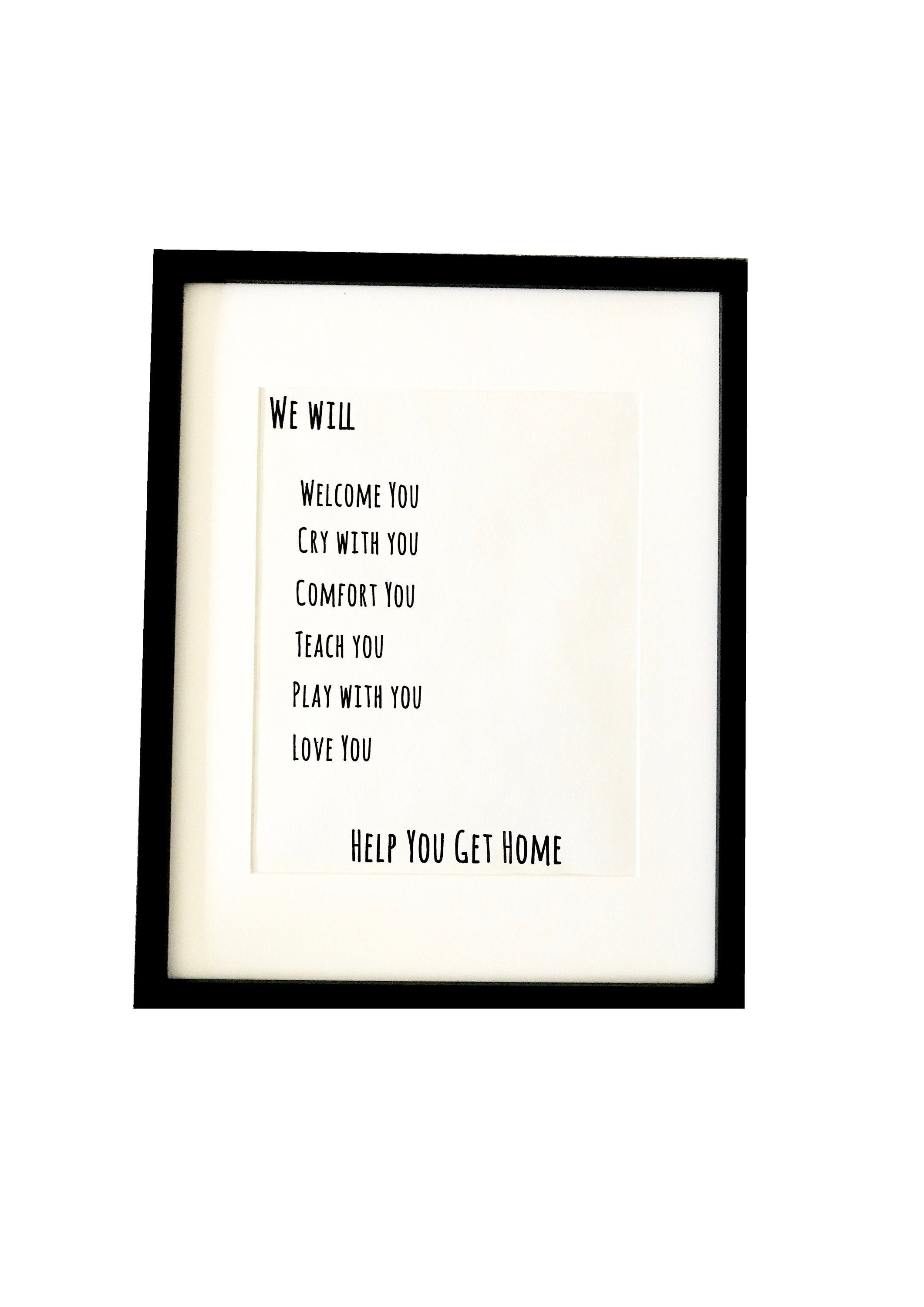 Foster Care Digital Print Home Decor Sign - Etsy
