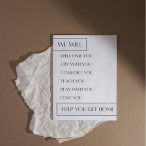 Foster Care Digital Print Home Decor Sign - Etsy