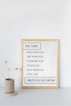 Foster Care Digital Print Home Decor Sign - Etsy