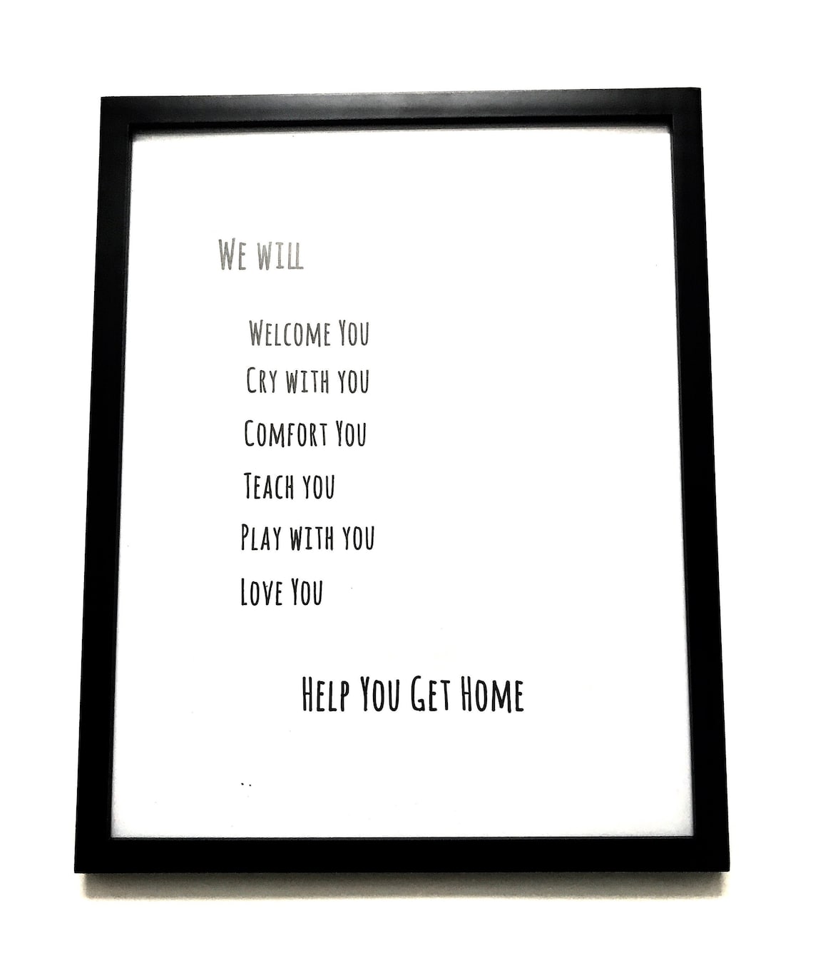 Foster Care Digital Print Home Decor Sign - Etsy
