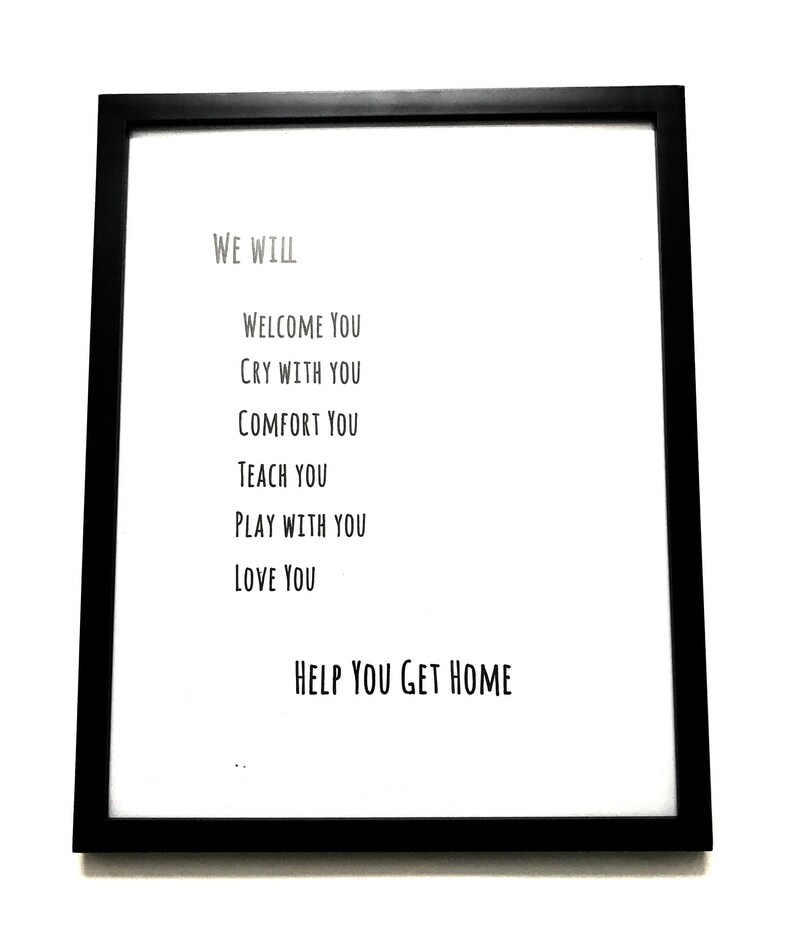 Foster Care Digital Print Home Decor Sign - Etsy