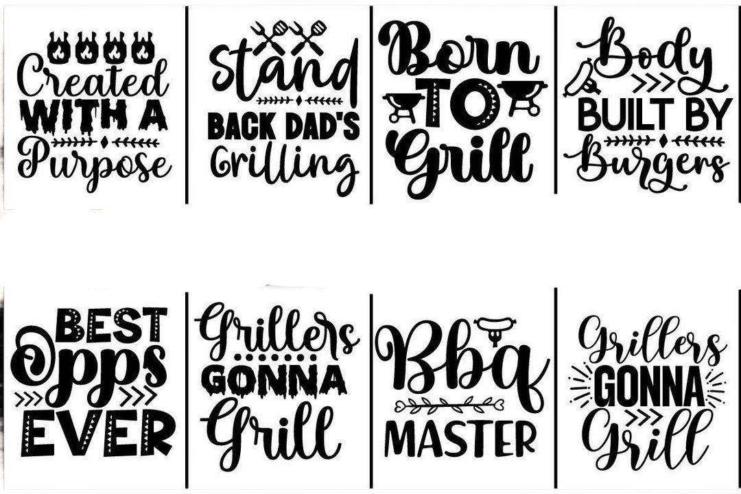 BBQ SVG Bundle grilling Svg Bundle Funny Apron Svg - Etsy