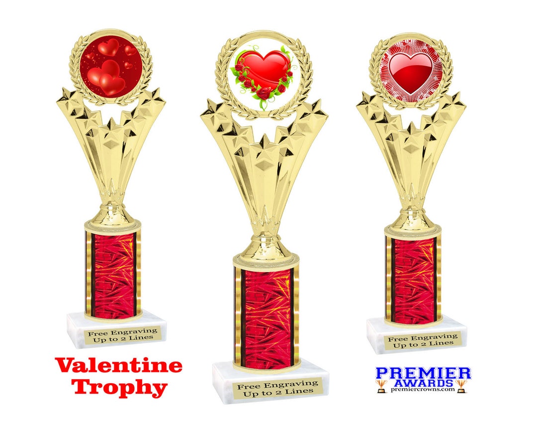 Heart Trophy. Great Trophy for Any Event, Competition, Party, Pageant ...