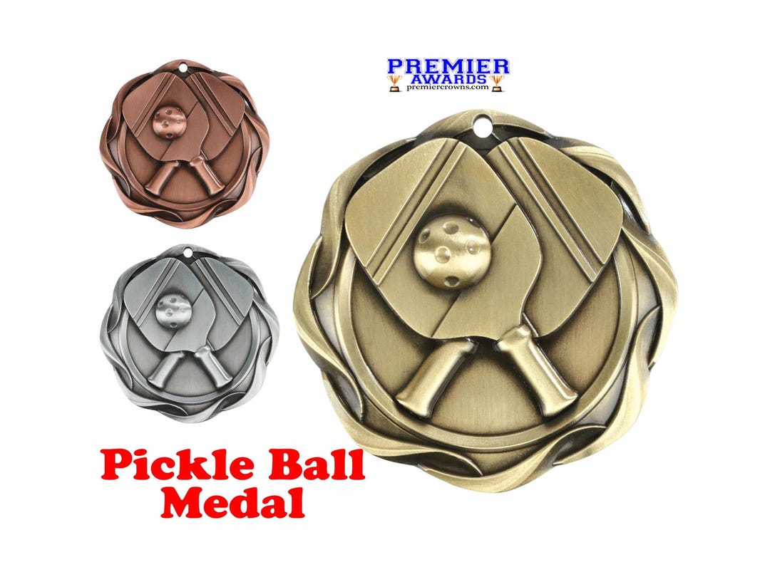 Pickleball Medal. Great Medal for Leagues, Schools, Teams, Neighborhood ...