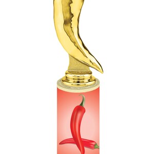 Chili Pepper Trophy. Great for Your Chili Cookoffs, Eating Contests ...