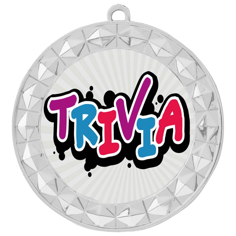 Trivia Medal. Great Trophy for Your Next Family Game Night And/or ...