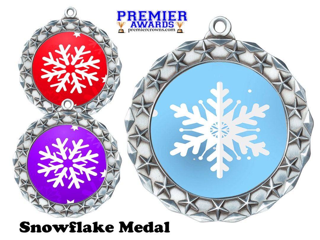 Snowflake Medal. Great for Those Holiday Contests, Holiday Theme ...