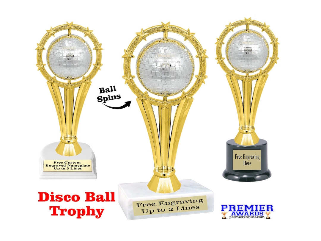 Disco Ball Trophy. Great Trophy for Dance, Recitals, Competitions and ...