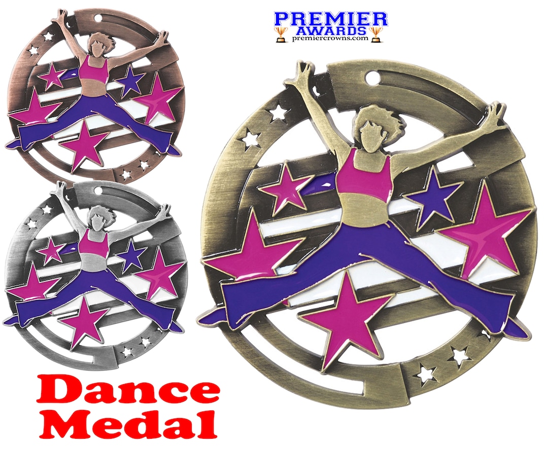Dance Medal. Great Medal for Dance Squads, Schools, Recitals and for ...