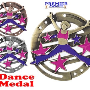 Dance Medal. Great Medal for Dance Squads, Schools, Recitals and for ...