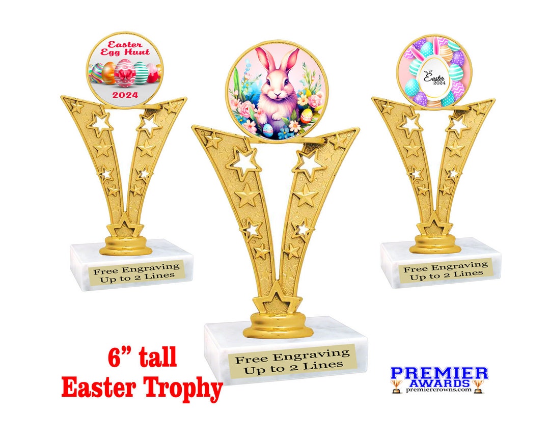 Easter Trophy. Festive Trophy for Your Easter Themed Events, Pageants ...
