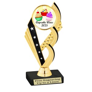 Cupcake Themed Trophy. Great for Baking Contests, Cupcake Wars, Eating ...
