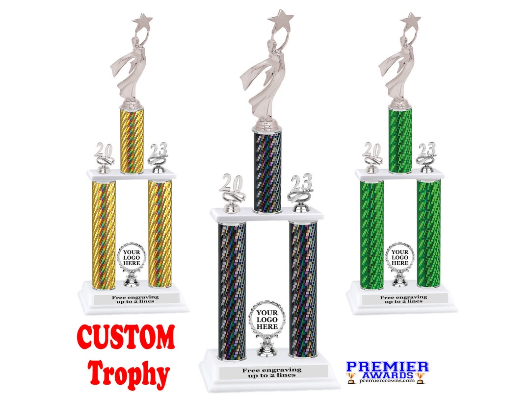 Custom 2-column Trophy. Available in 3 Trophy Heights & Choice of ...
